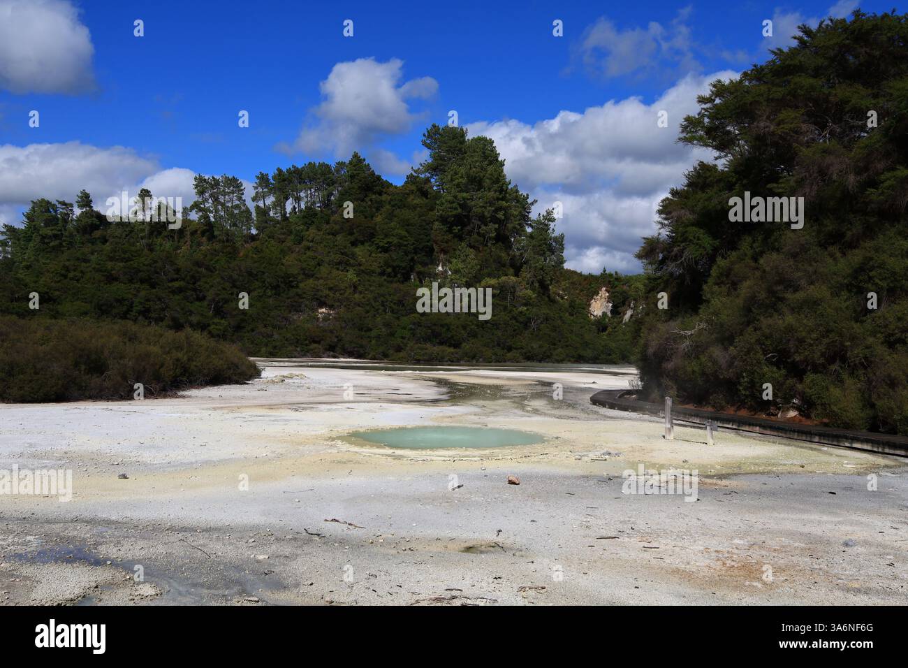 Waiotapu is an active geothermal area at the southern end of the ...