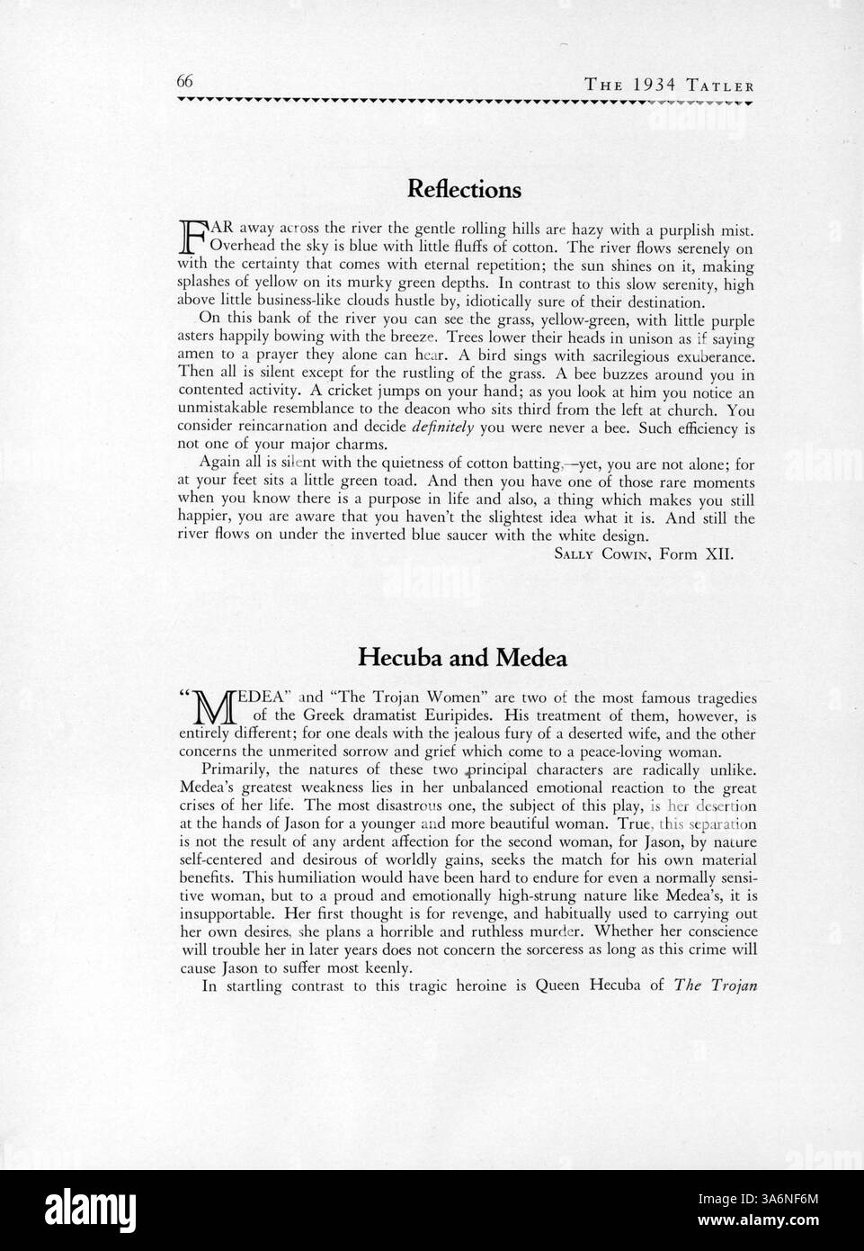 The 1934 'Tatler' yearbook from Northrop Collegiate captures the ...