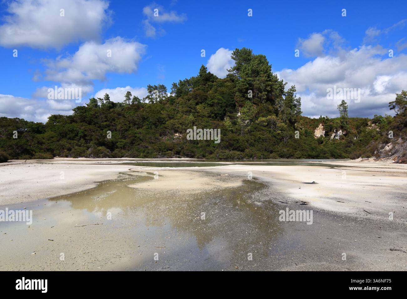 Waiotapu is an active geothermal area at the southern end of the ...