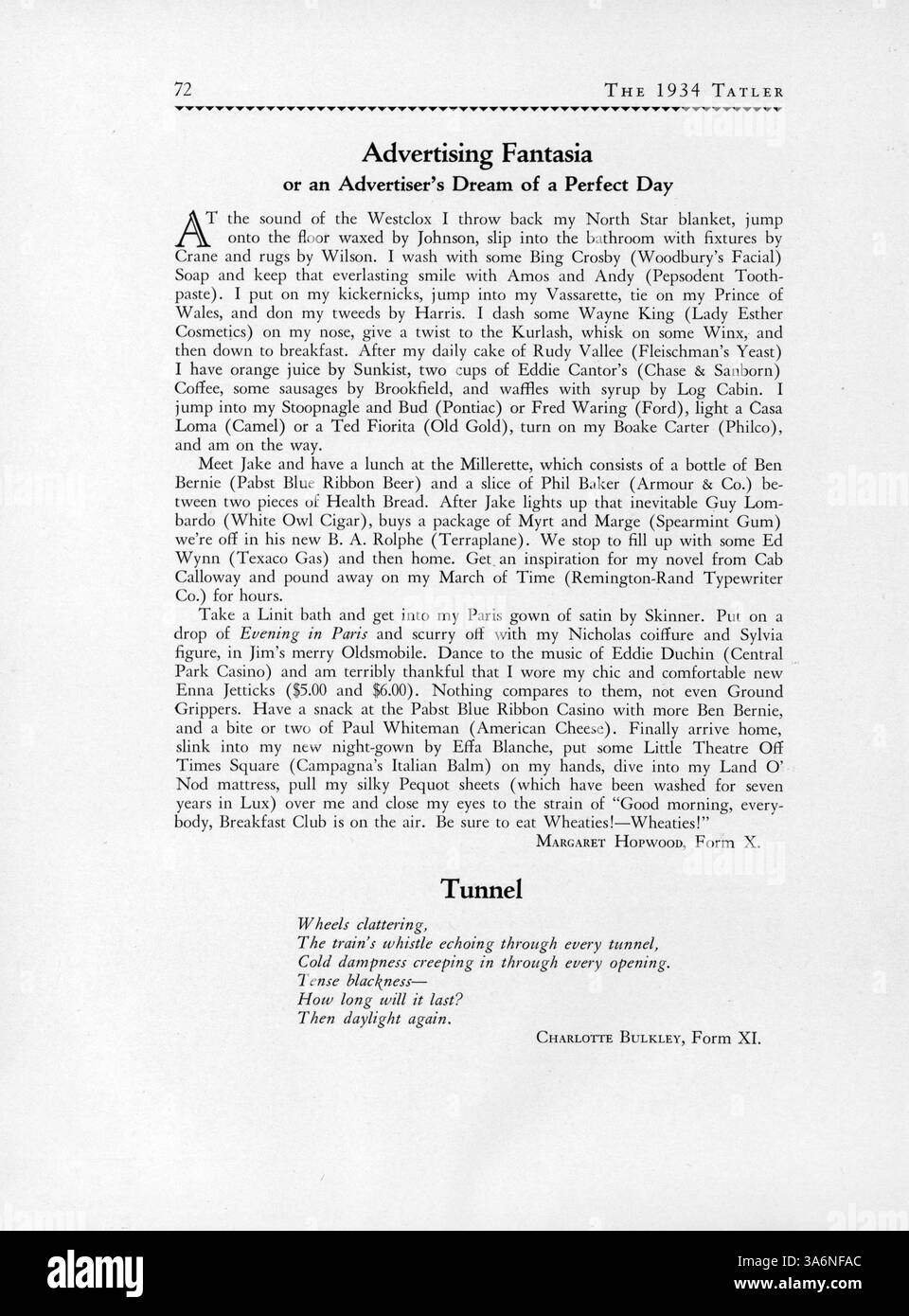 The 1934 'Tatler' yearbook from Northrop Collegiate details the school ...
