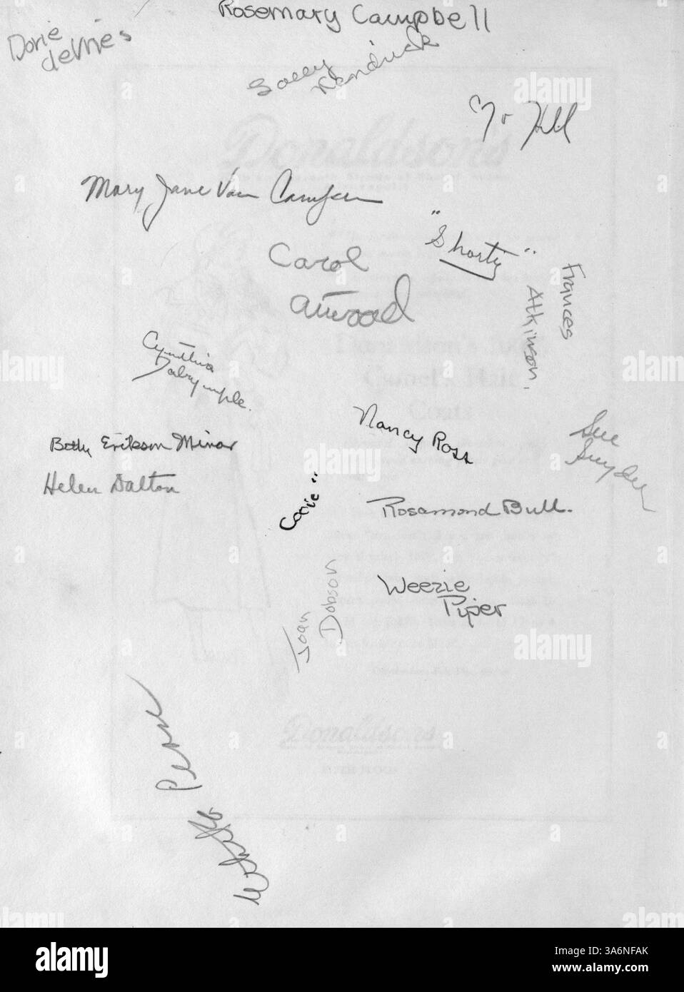 The 'Tatler' yearbook from 1934 provides a detailed record of student ...