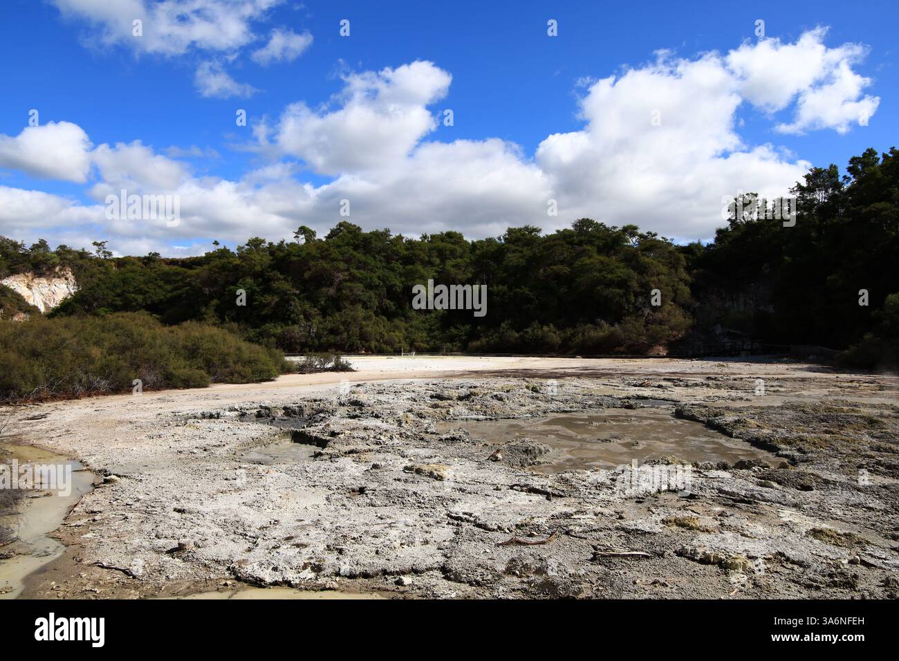 Waiotapu is an active geothermal area at the southern end of the ...