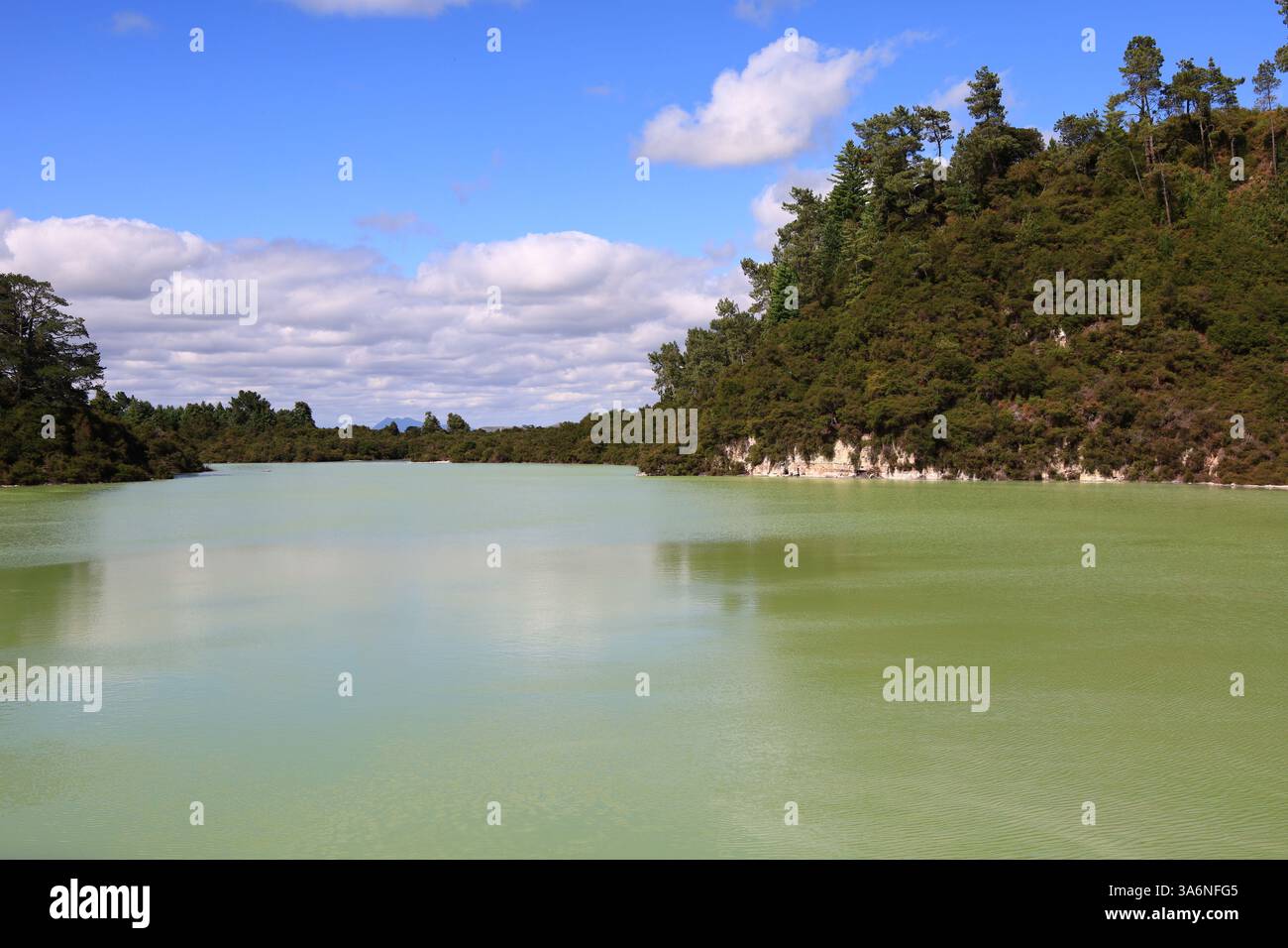 Waiotapu is an active geothermal area at the southern end of the ...