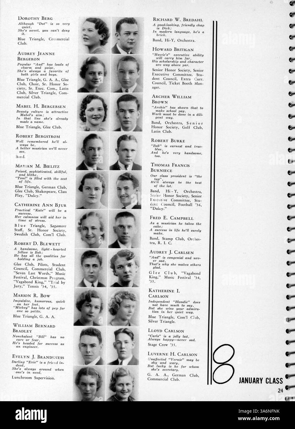 The 'Sagamore' yearbook of 1936 captures the highlights of Roosevelt ...
