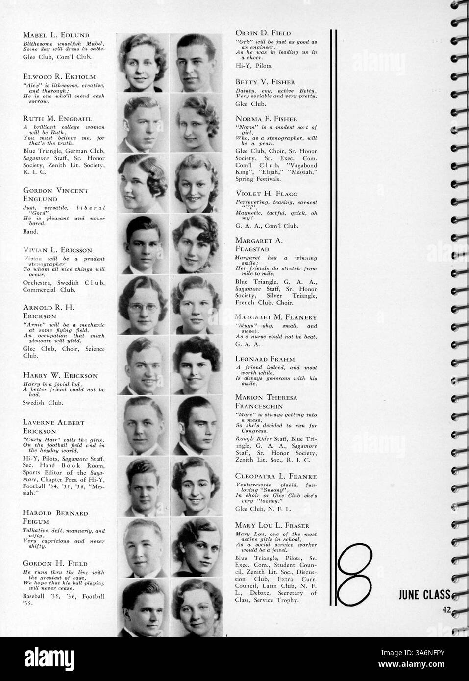 The 1936 'Sagamore' yearbook captures Roosevelt High School’s students ...