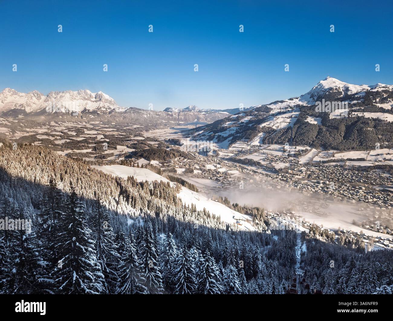 Kitzbuhel in Kitzbühel Alps region Tyrol, Austria - Ski resort and ...