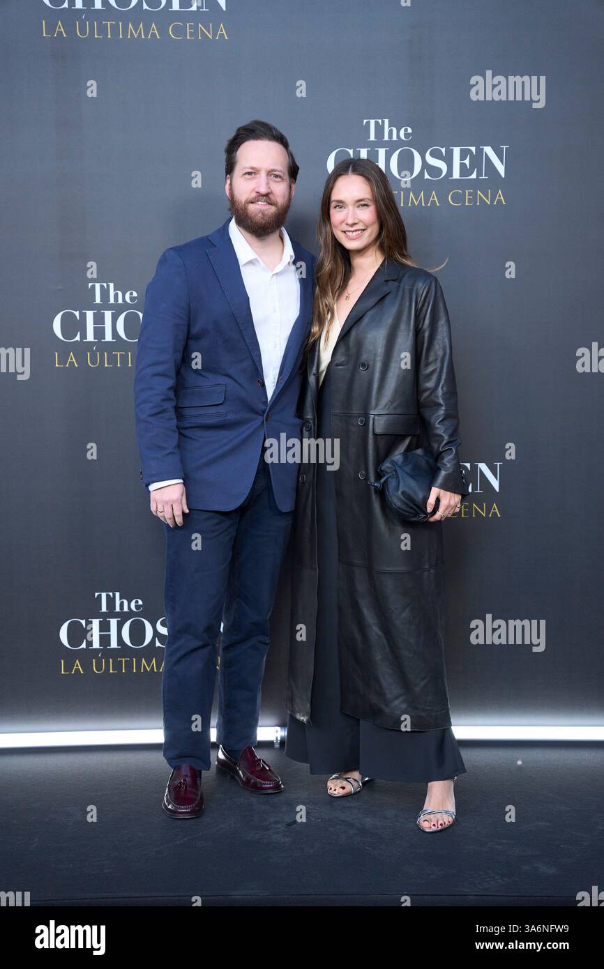Madrid. Spain. 20250325, Grace Villarreal, Jacob Henson attends ‘The ...
