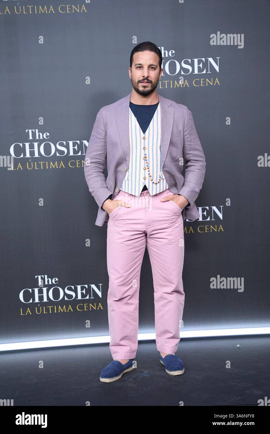 Madrid. Spain. 20250325, Alaa Safi attends ‘The Chosen’ European ...