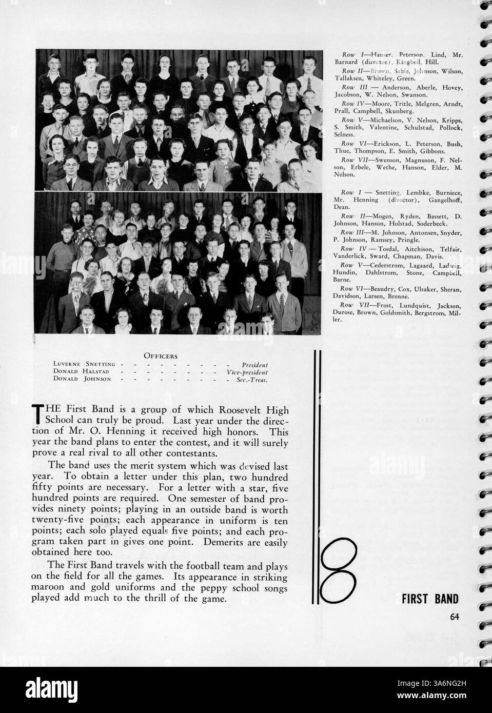 The 1936 'Sagamore' yearbook from Roosevelt High School chronicles the ...