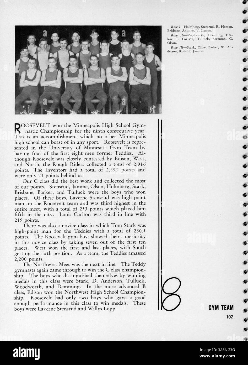 The 1936 edition of the 'Sagamore' yearbook from Roosevelt High School ...