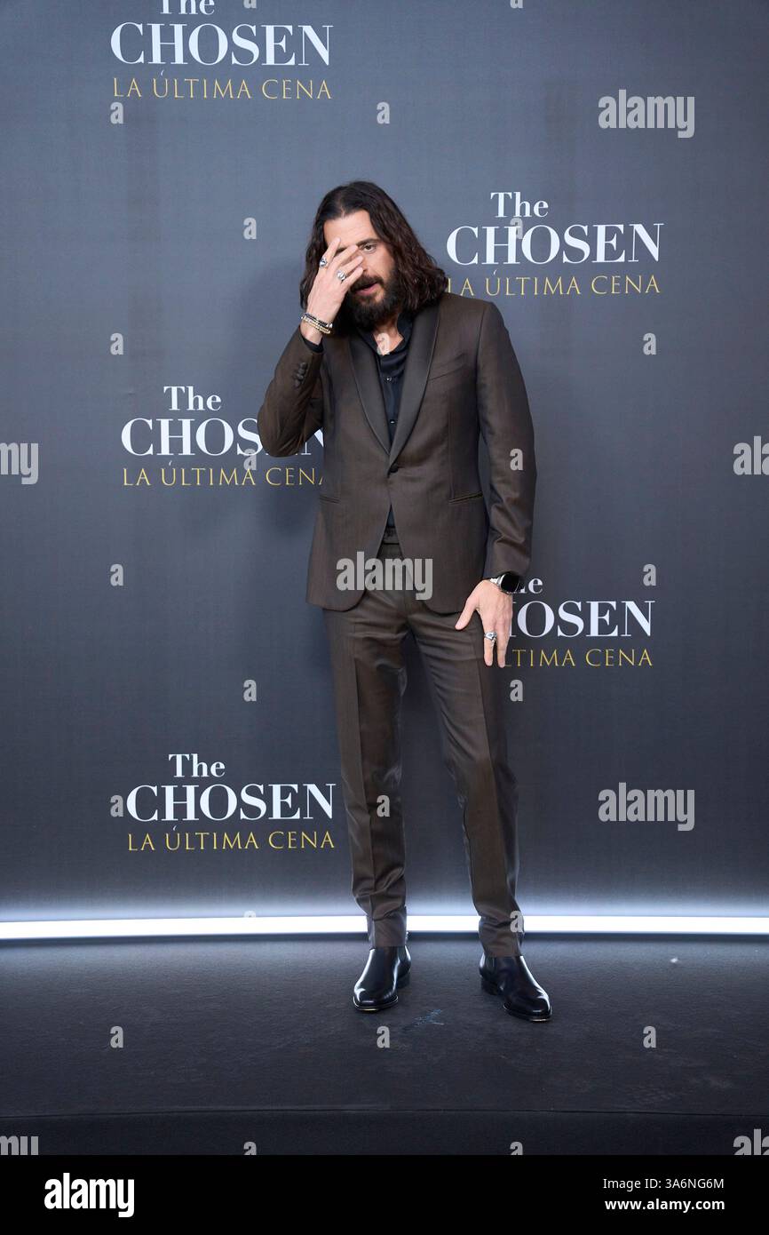 Madrid. Spain. 20250325, Jonathan Roumie attends ‘The Chosen’ European ...