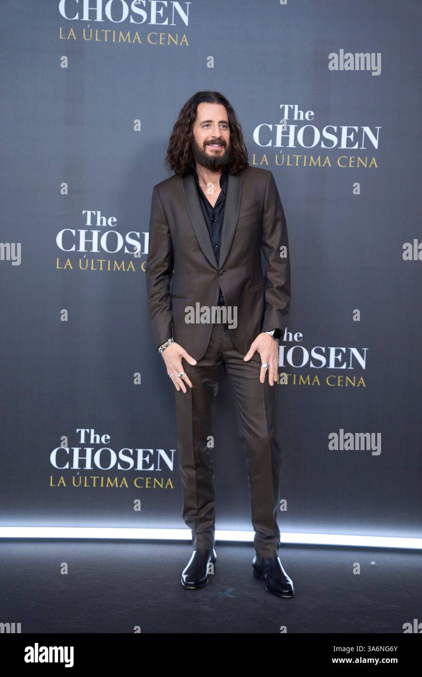 Madrid. Spain. 20250325, Jonathan Roumie attends ‘The Chosen’ European ...