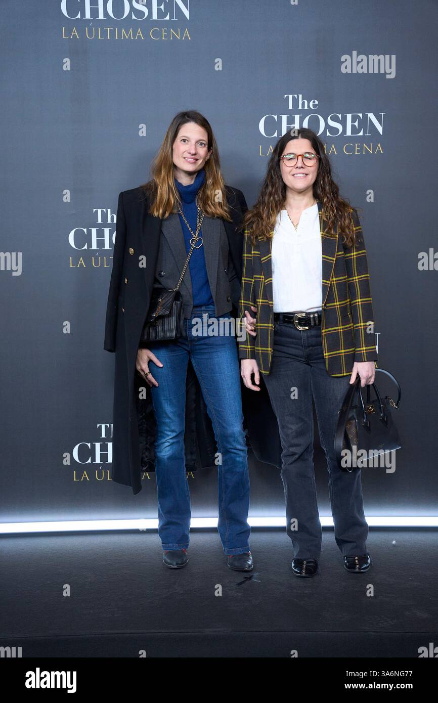 Madrid. Spain. 20250325, Casilda Finat, Ana Finat attends ‘The Chosen ...
