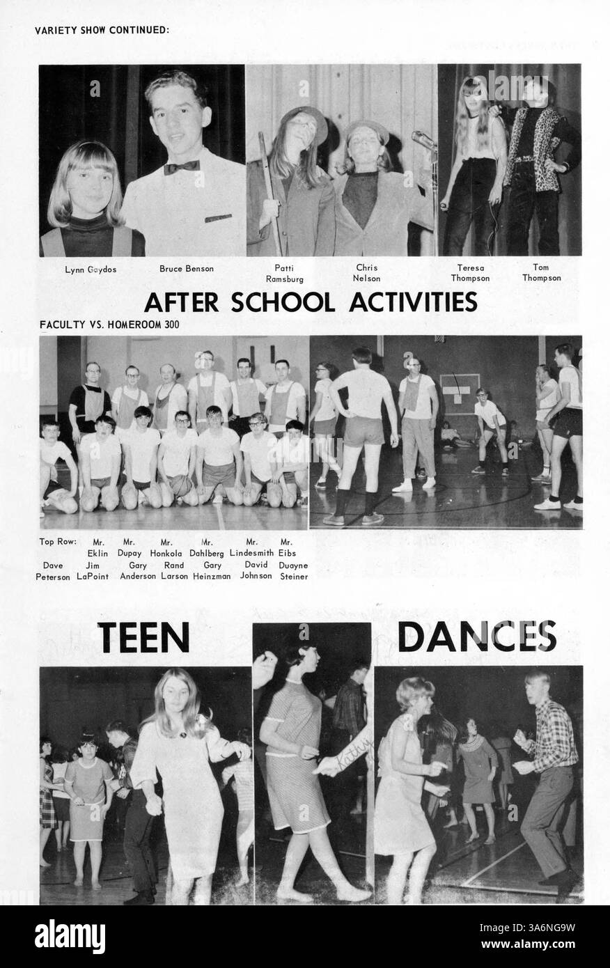 The 1966 yearbook from northeast junior high commemorates the ni hi-res ...