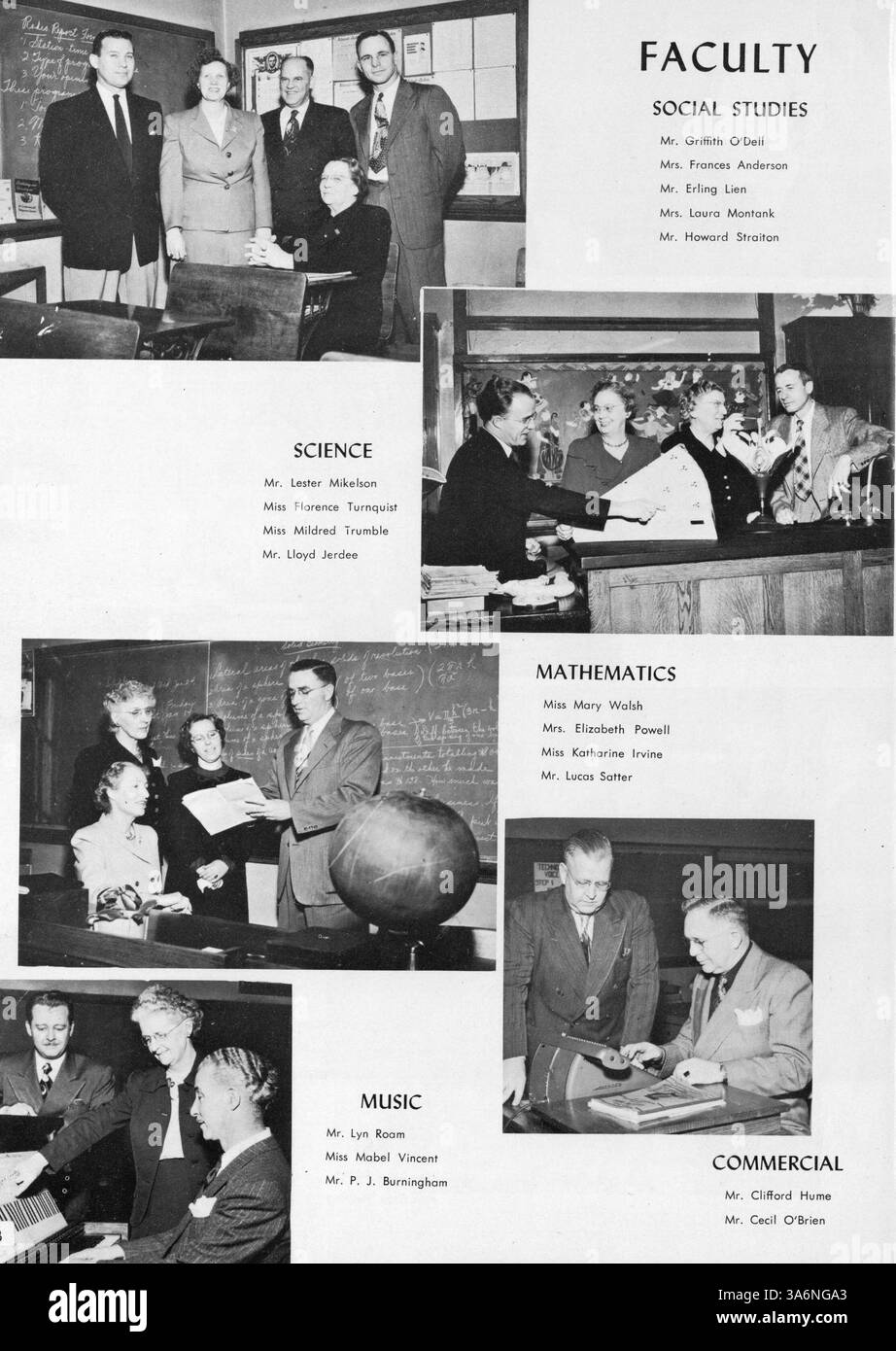 The 'Cardinal' yearbook, 1951 edition, from Marshall High School, showcases the students ...