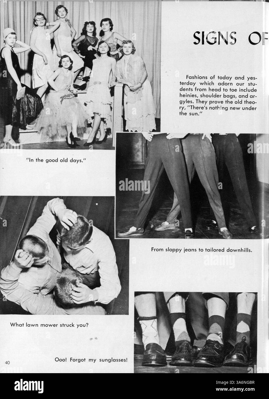 Major events of the 1950 1951 academic year hi-res stock photography ...