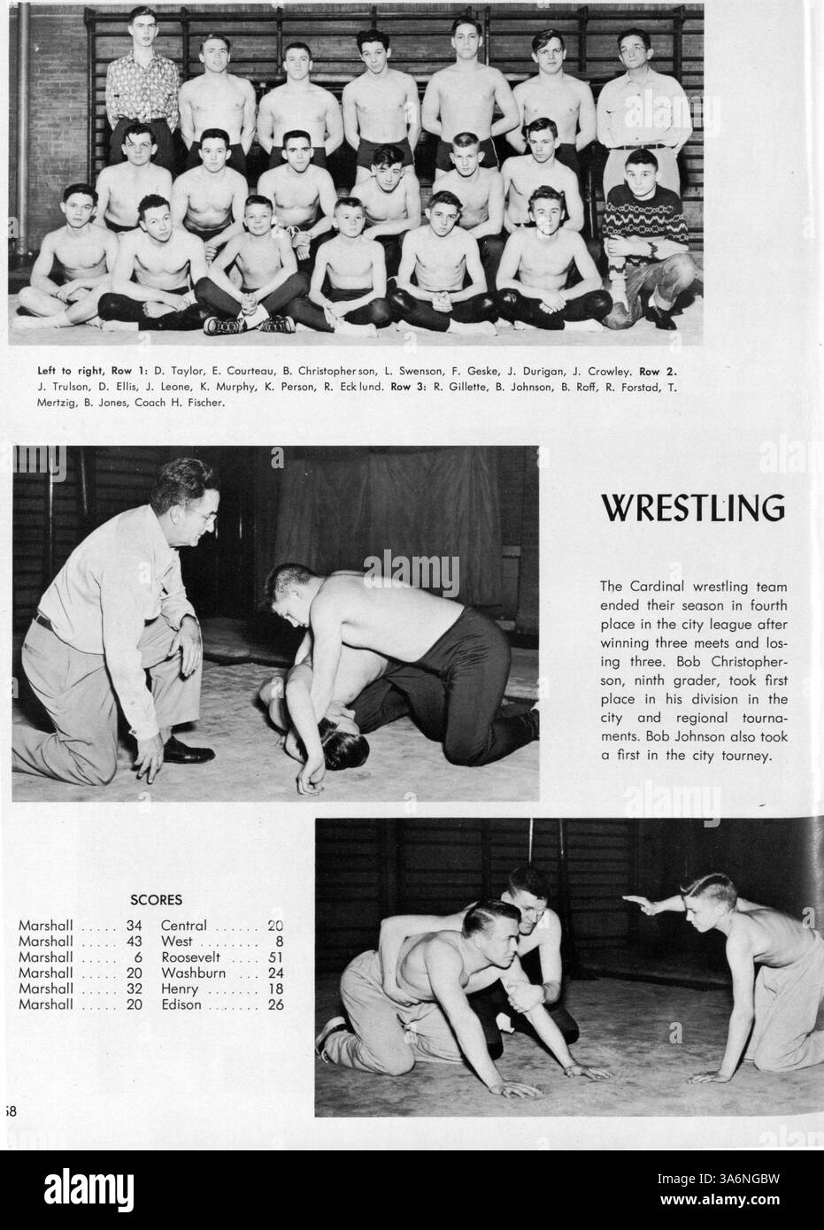 Other significant events from the 1950 1951 academic year hi-res stock ...