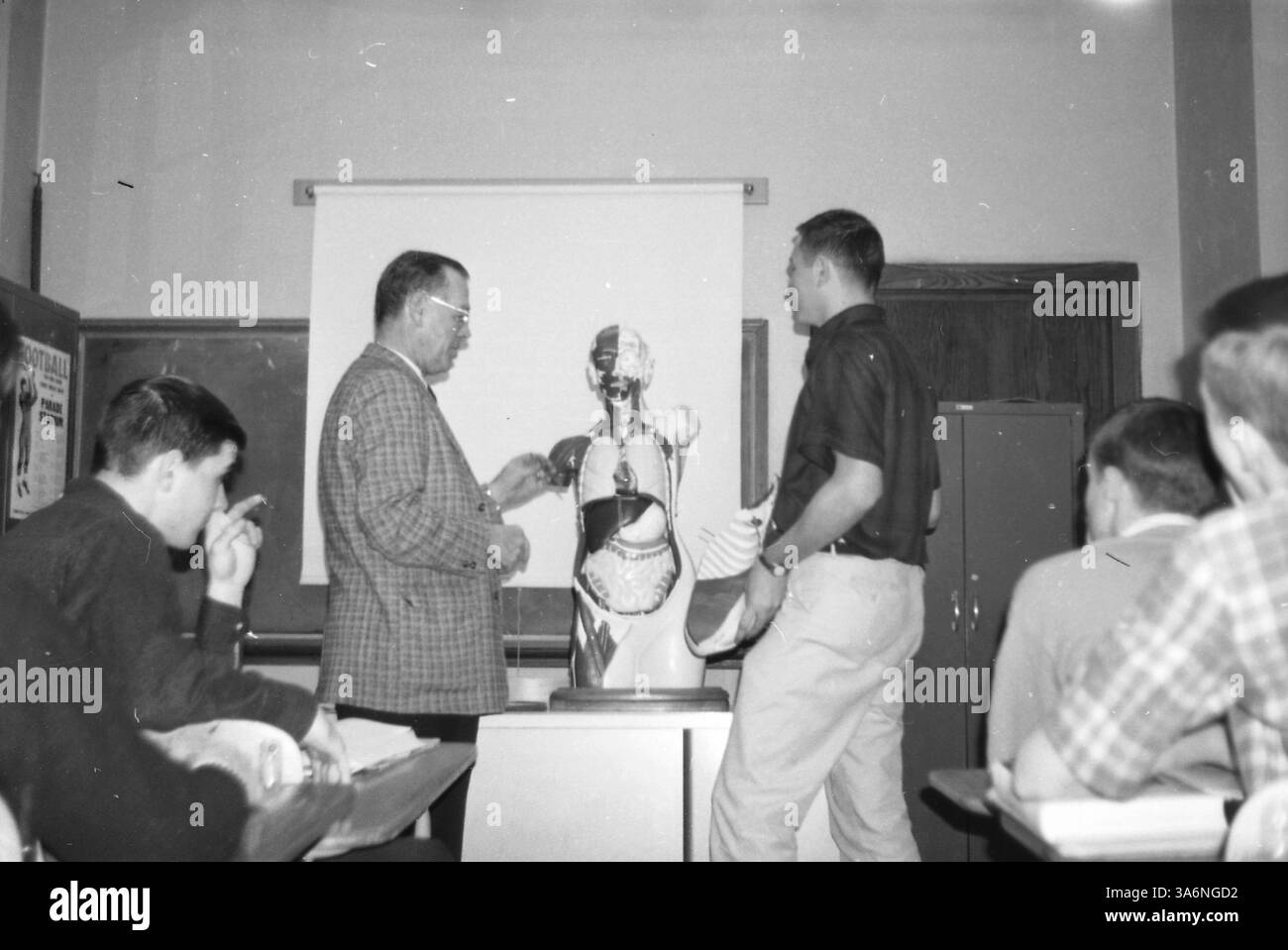 A health education class at Henry High School in February 1964, where ...