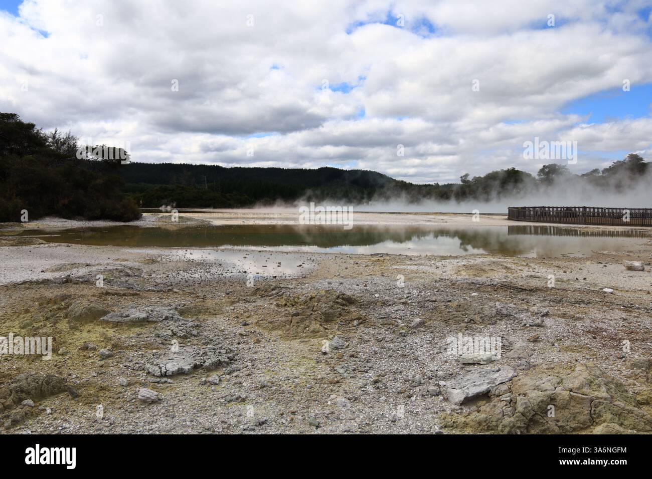 Waiotapu is an active geothermal area at the southern end of the ...