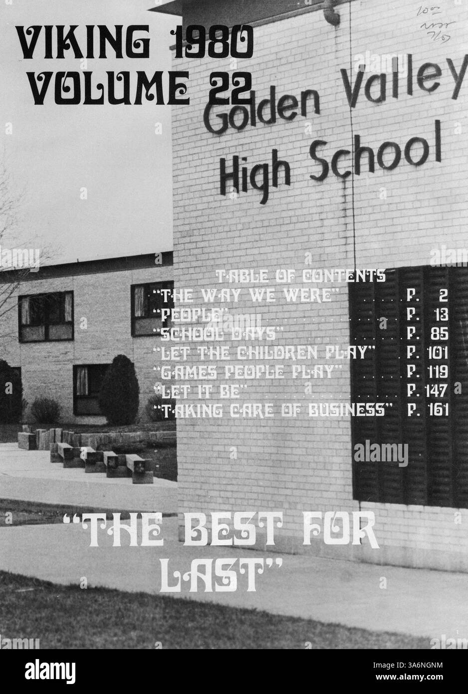 Preserving the schools history from the 1979 1980 year hi-res stock ...