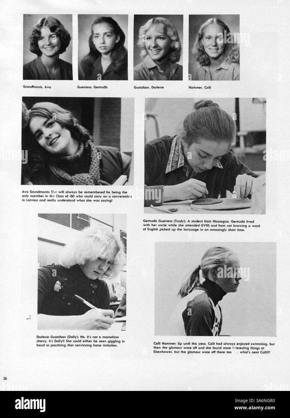 The 1980 yearbook from Golden Valley High features students, teachers ...