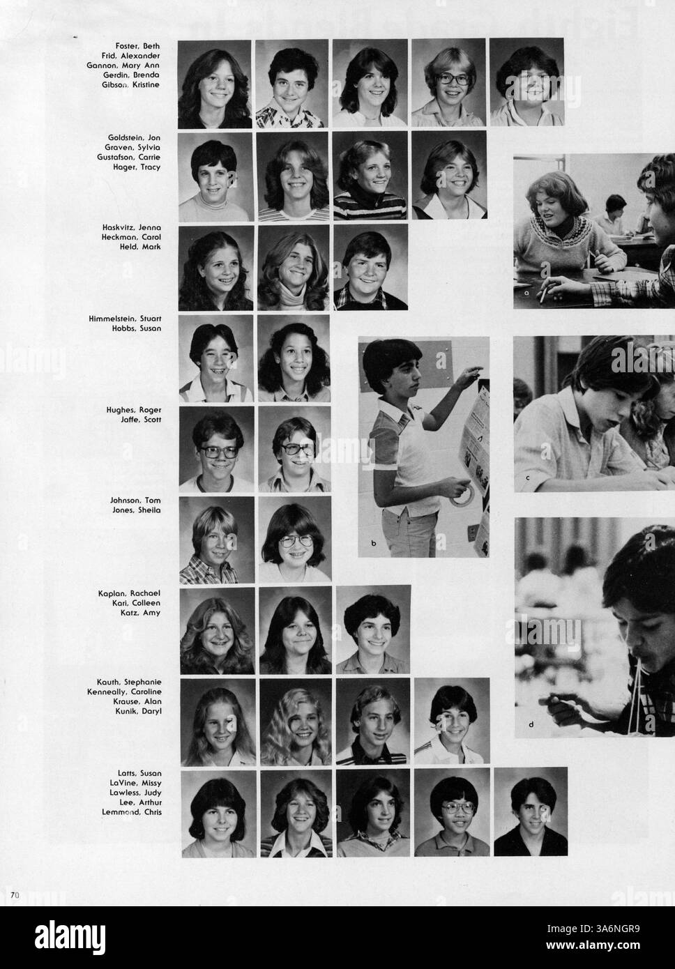 Academic events that defined the 1979 1980 school year hi-res stock ...