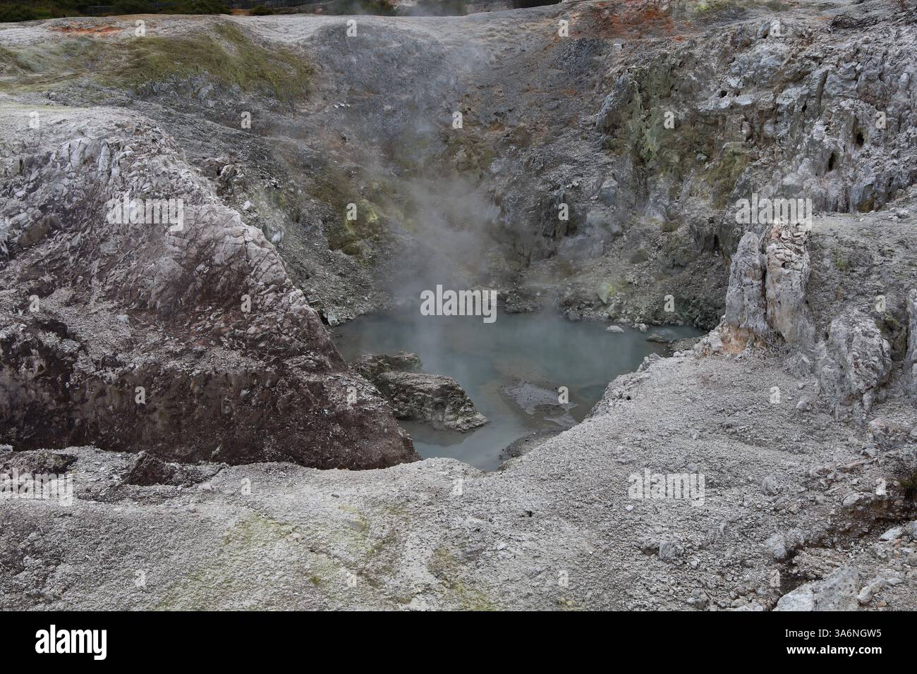 Waiotapu is an active geothermal area at the southern end of the ...