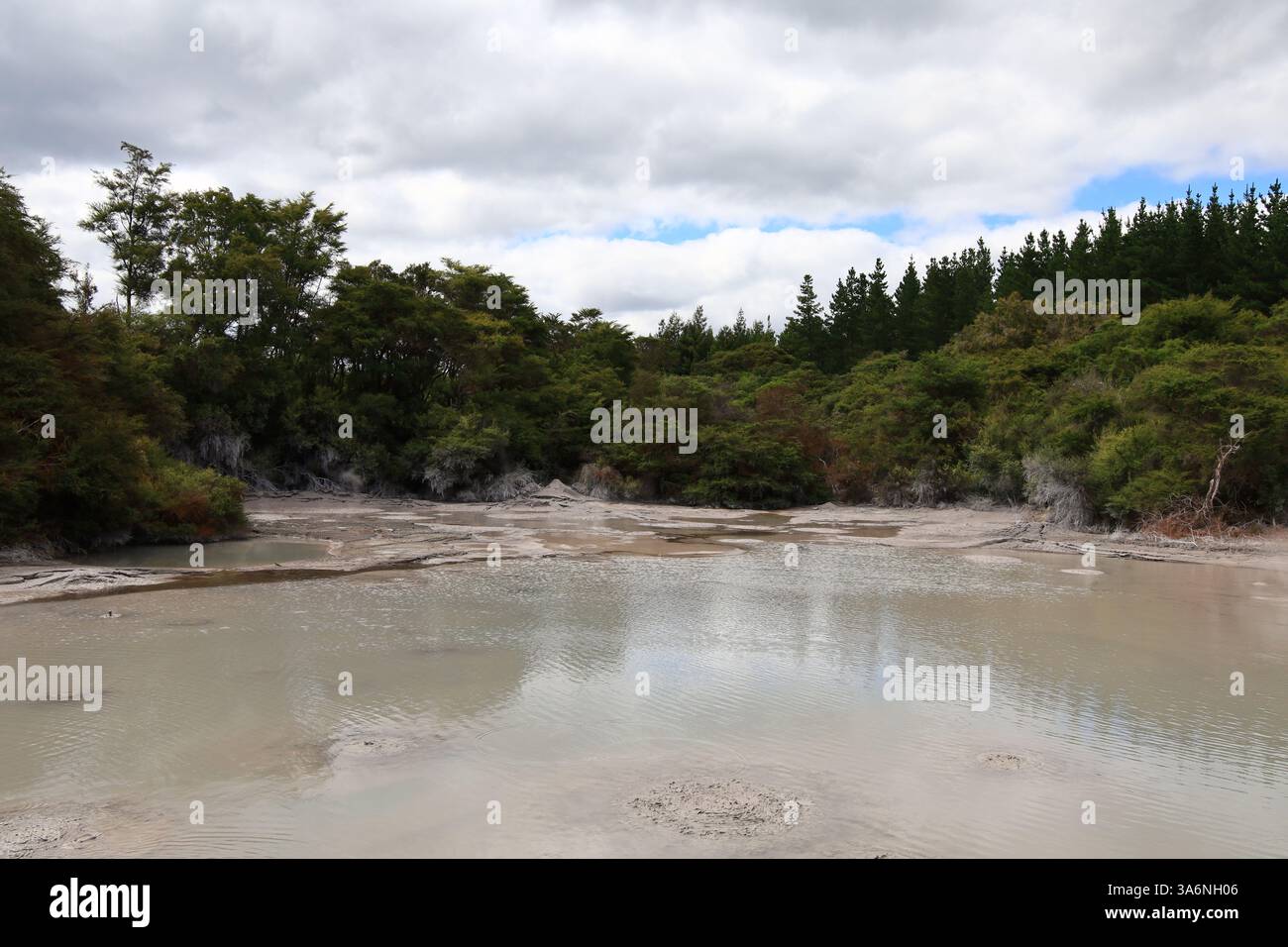 Waiotapu is an active geothermal area at the southern end of the ...