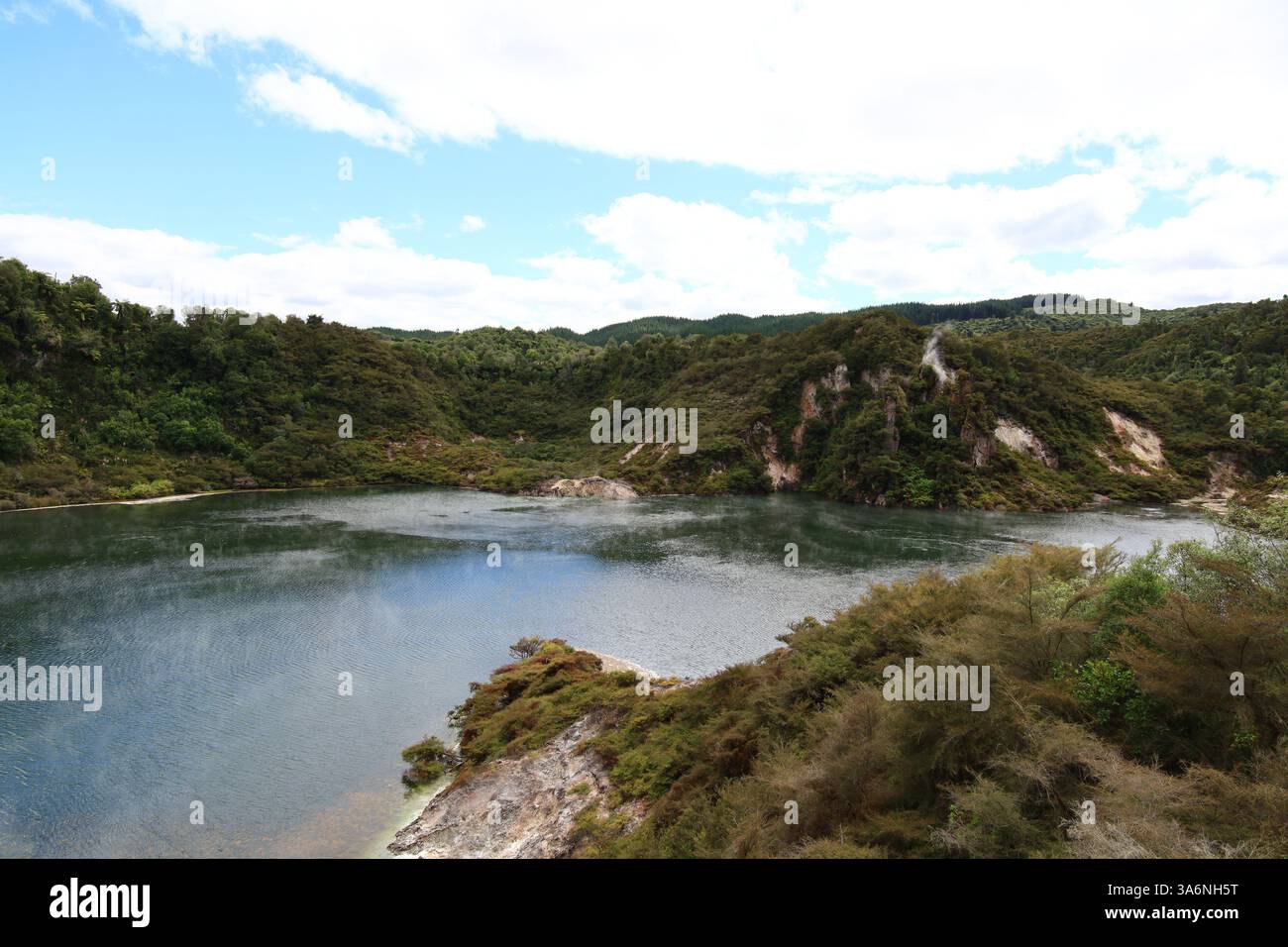 The Waimangu Volcanic Rift Valley is the hydrothermal system created on ...
