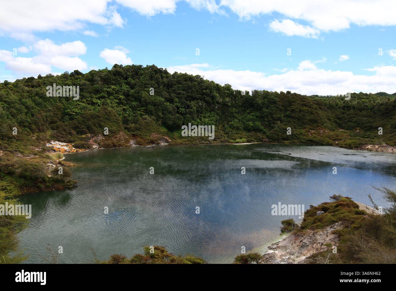 The Waimangu Volcanic Rift Valley is the hydrothermal system created on ...