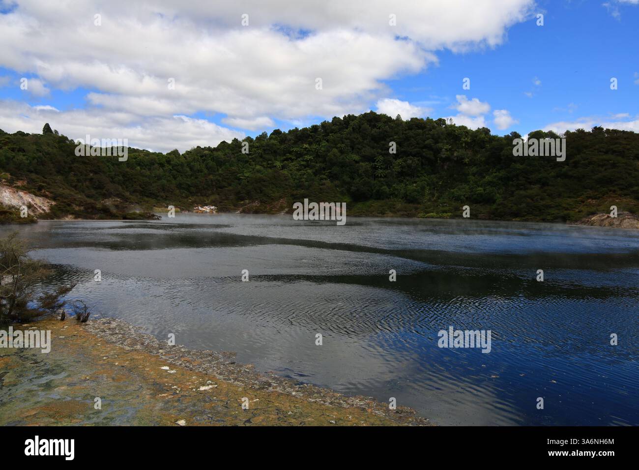 The Waimangu Volcanic Rift Valley is the hydrothermal system created on ...