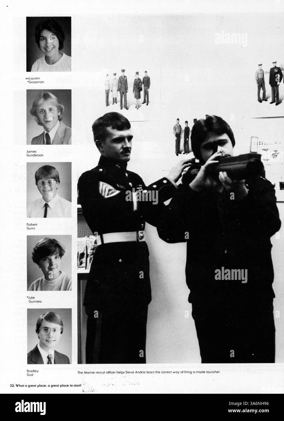 The 1985 echowan yearbook showcases the student body Black and White ...