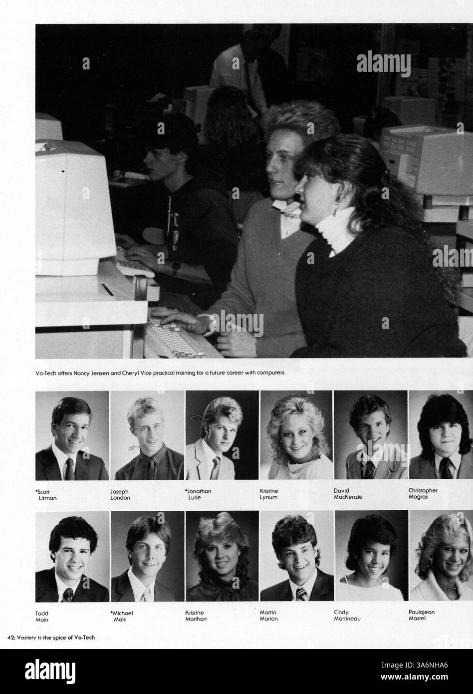 The 1985 Echowan yearbook commemorates the 1984-1985 school year at St ...