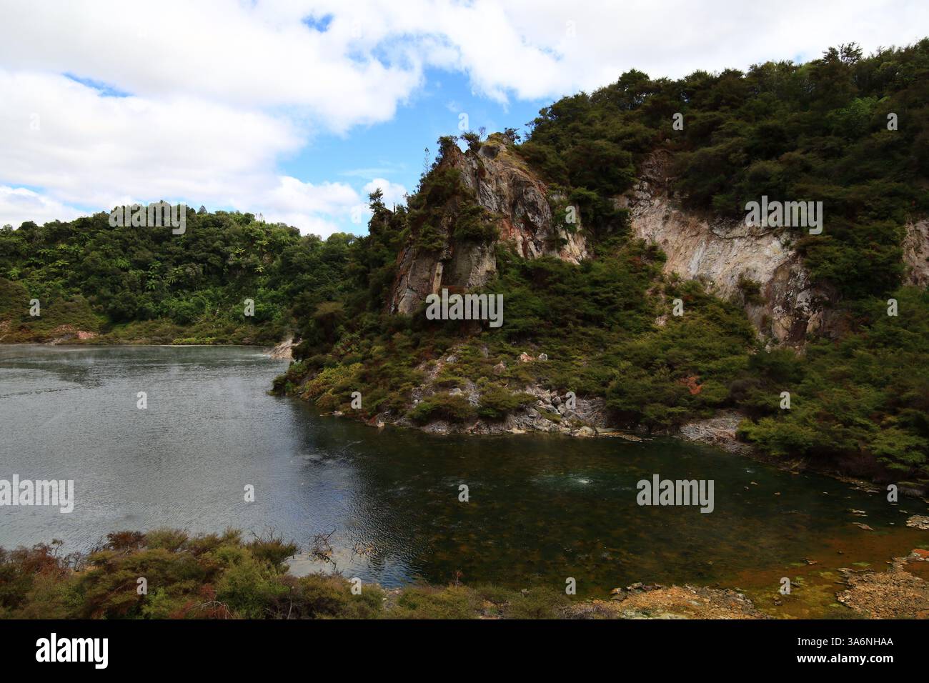 The Waimangu Volcanic Rift Valley is the hydrothermal system created on ...