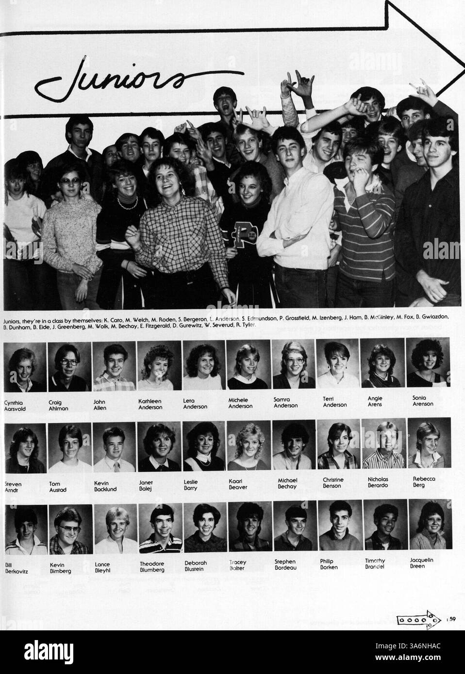 The 1985 yearbook from St. Louis Park High School, Echowan, documents ...
