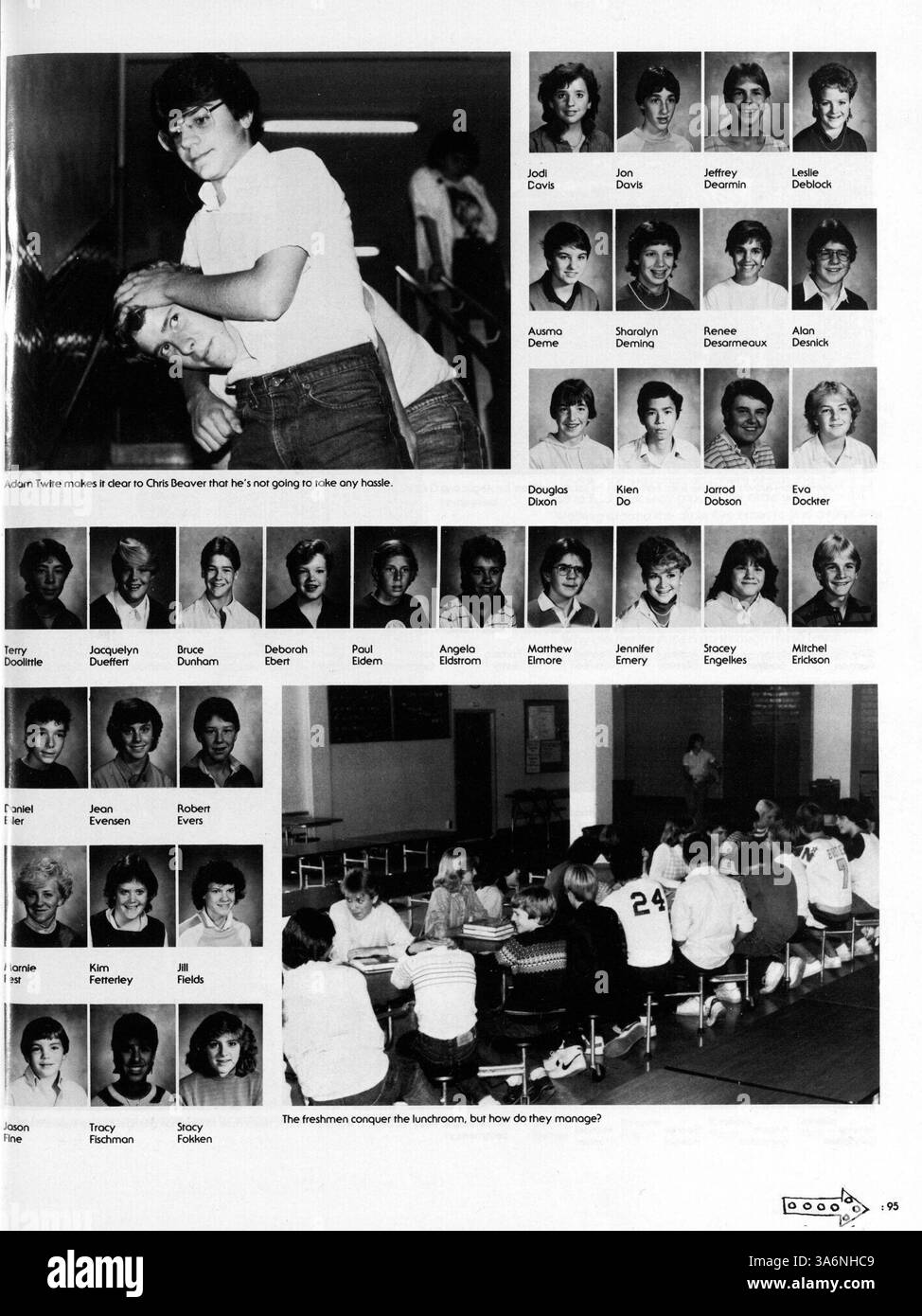 The 1985 Echowan yearbook from St. Louis Park High School records key ...