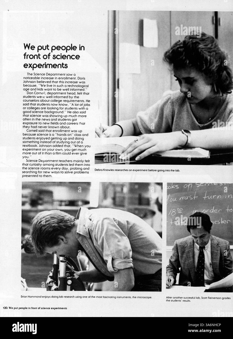 This 1985 Echowan yearbook from St. Louis Park High School documents ...