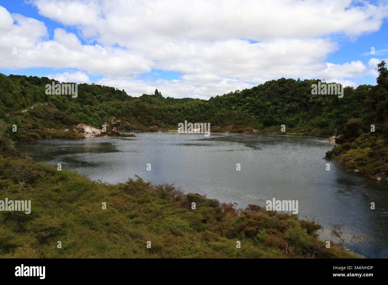 The Waimangu Volcanic Rift Valley is the hydrothermal system created on ...