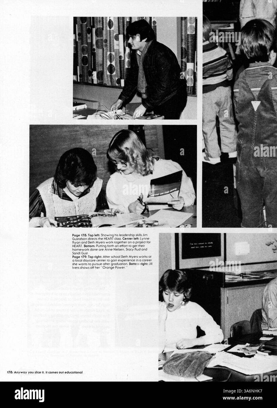 The 1985 edition of the echowan yearbook documents the events hi-res ...