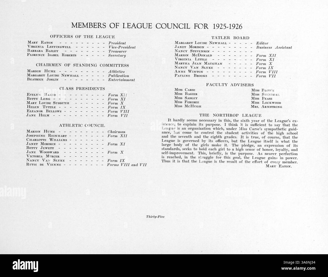 This 1926 edition of the Tatler yearbook documents student and faculty ...