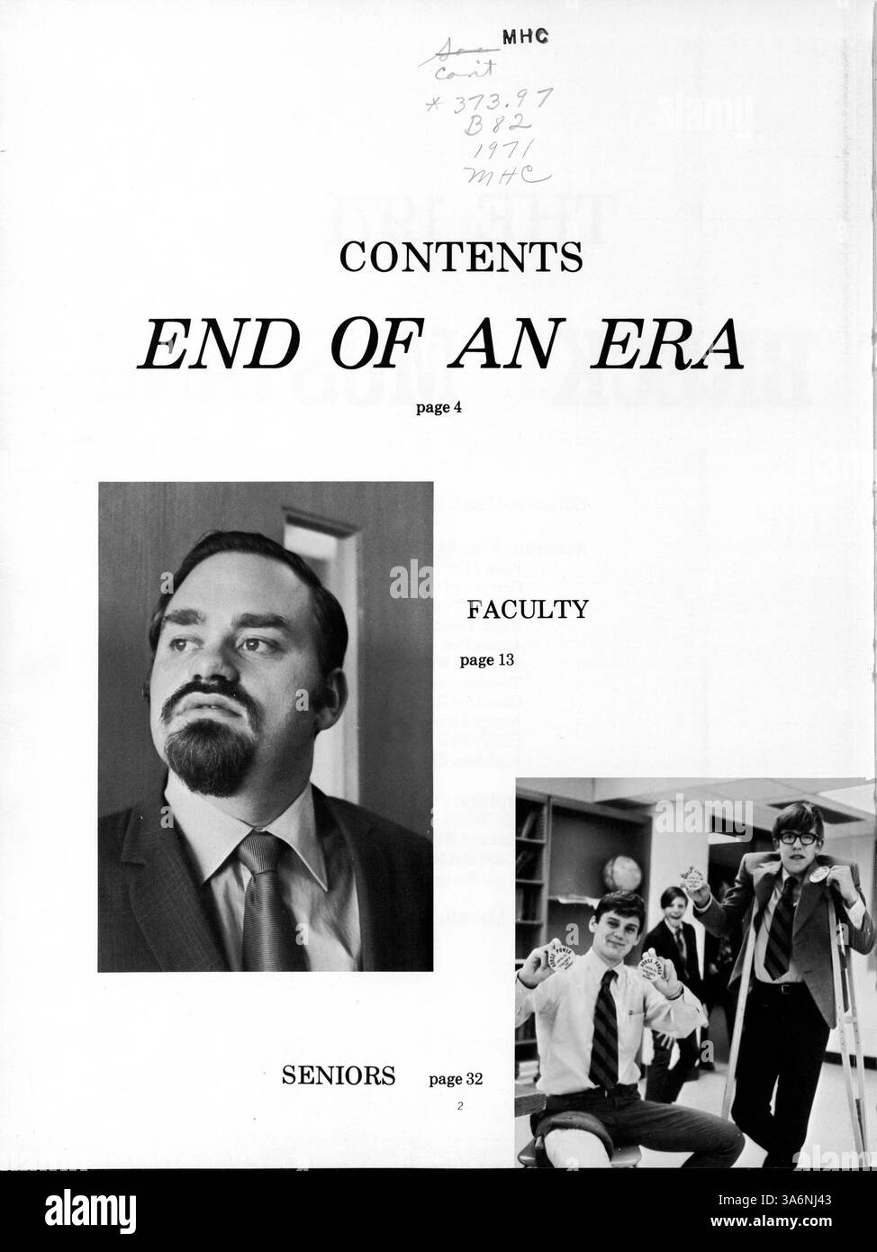 The 1971 Breck Mustang Yearbook captures the significant events of the ...