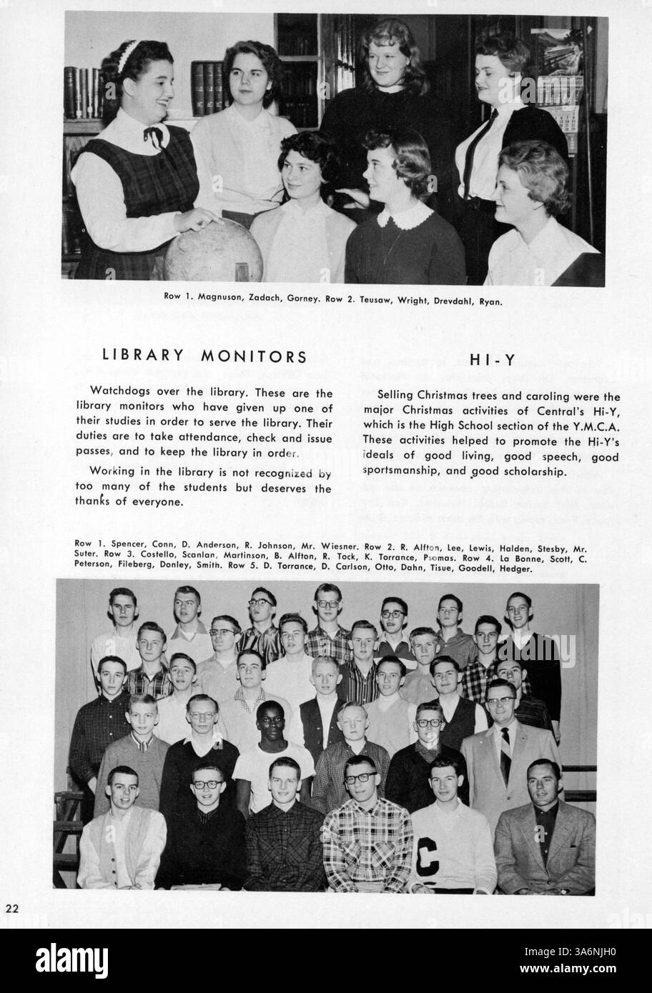 The 1957 Centralian Yearbook captures the events, students, teachers ...