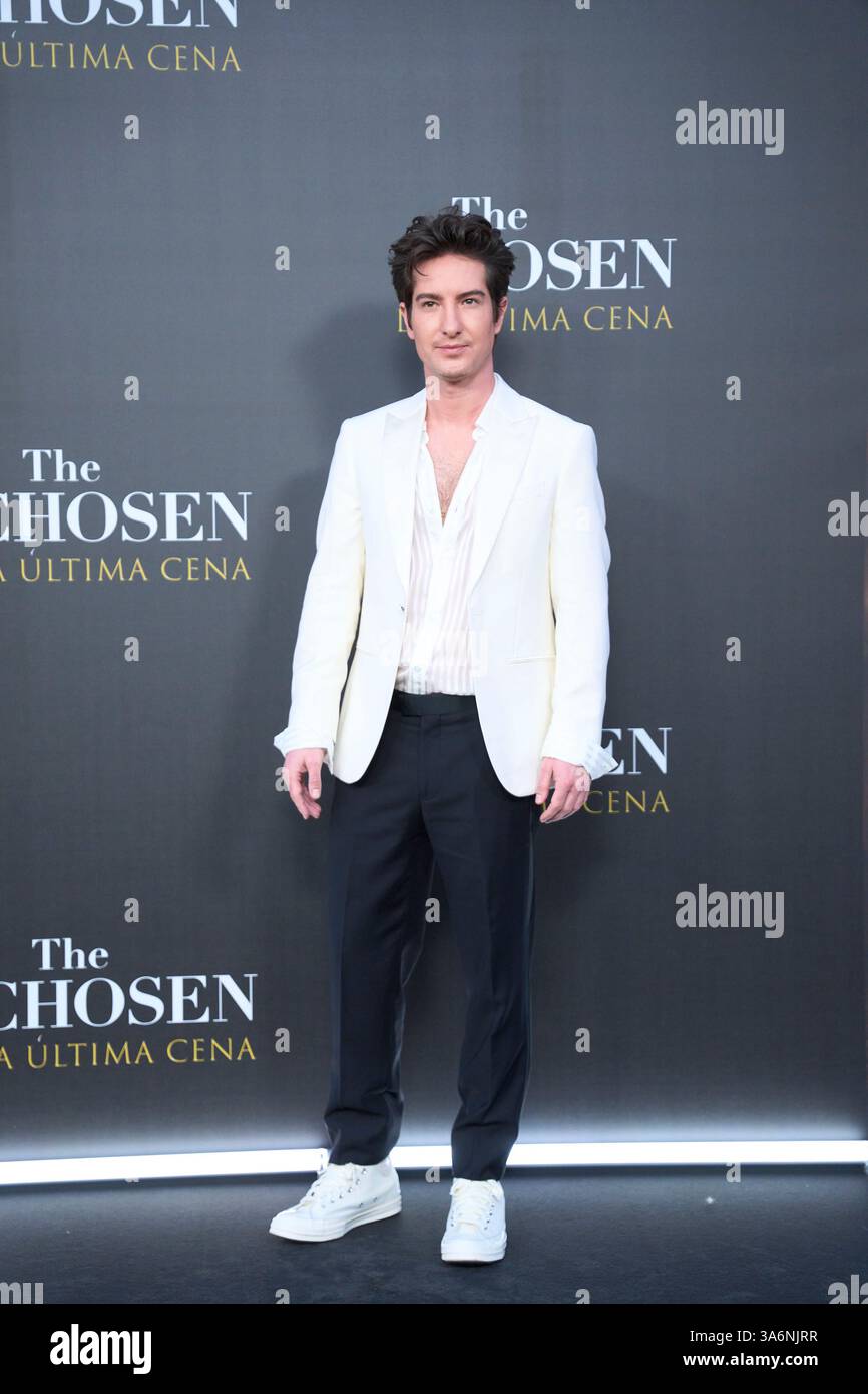 March 25, 2025, Madrid, Madrid, Spain: Andrew James Allen attends â ...