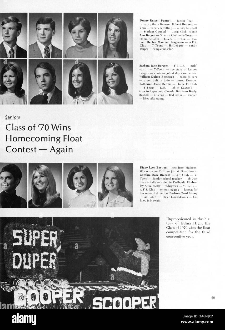 This 1970 Whigrean yearbook captures the memories of Edina High School’s 1969-1970 school year ...
