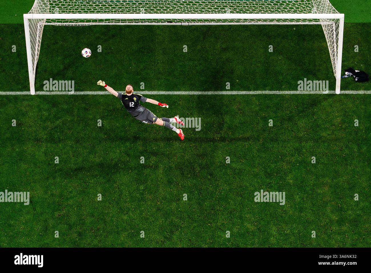 Goalkeeper Viktor Johansson of, Sweden. , . lets in the 5-1 goal by ...