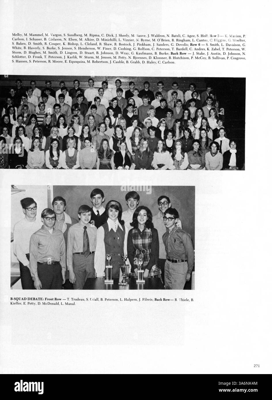 The 1970 Whigrean yearbook at Edina High School documents the school year, featuring students ...