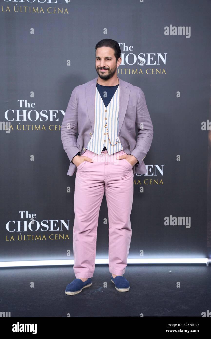 March 25, 2025, Madrid, Madrid, Spain: Alaa Safi attends â€˜The Chosenâ ...