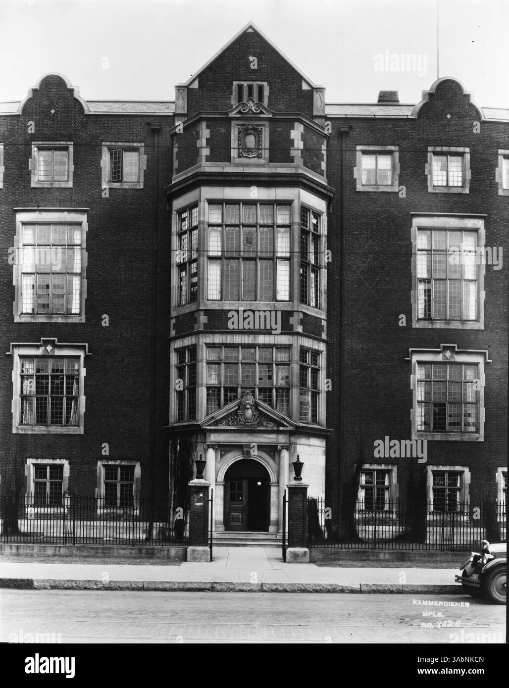 The entrance to the Minneapolis Club is depicted, with a note on ...