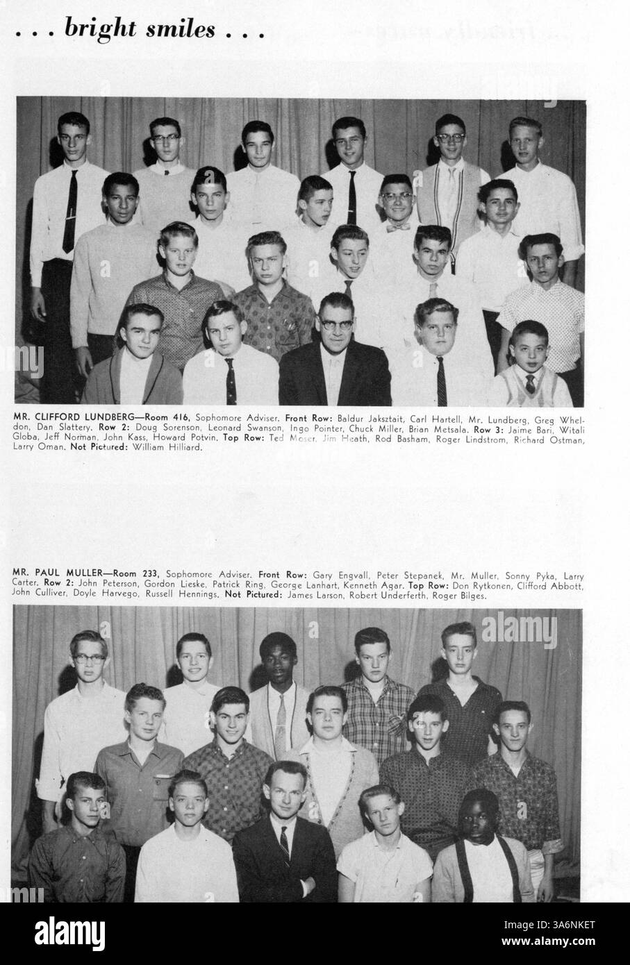 The 1961 'Tradewind' yearbook documents the student, teacher, athletic ...