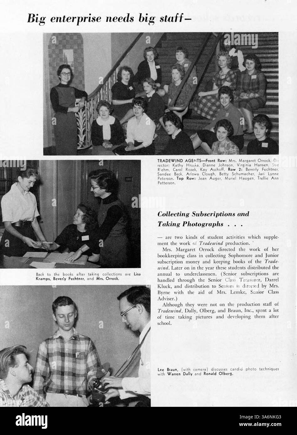 The 'Tradewind' 1961 yearbook from Hennepin County Library provides an ...